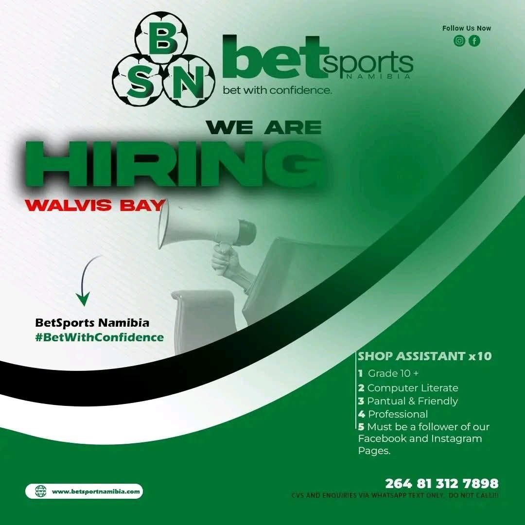 January BetSport Namibia Vacancies 2026, Latest Job Opportunities at ...